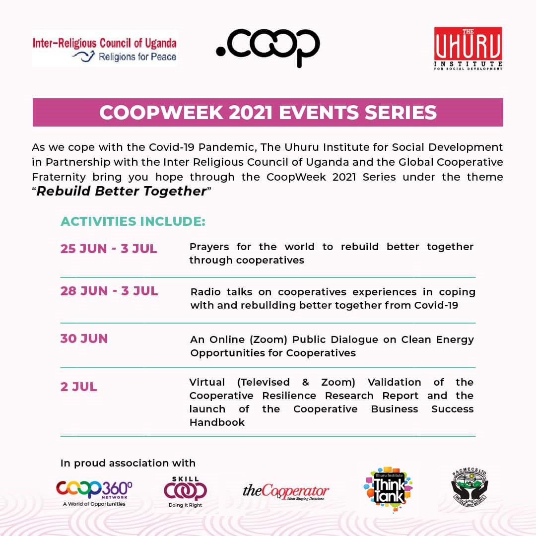 Coop Week 2021 - The Uhuru Institute for Social Development